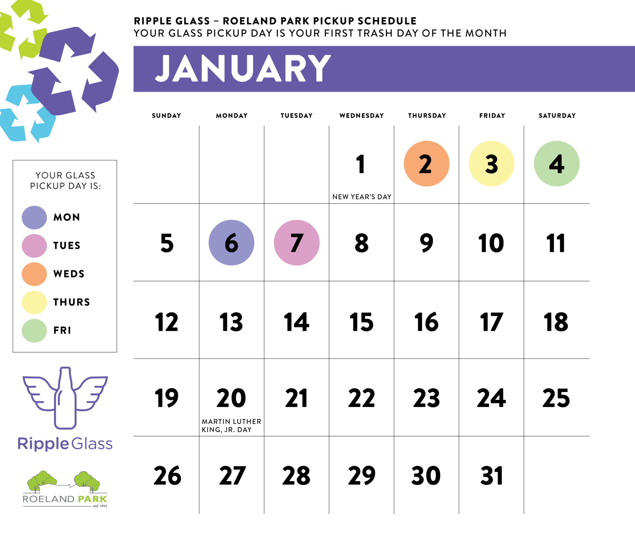 Roeland Park - Ripple Glass